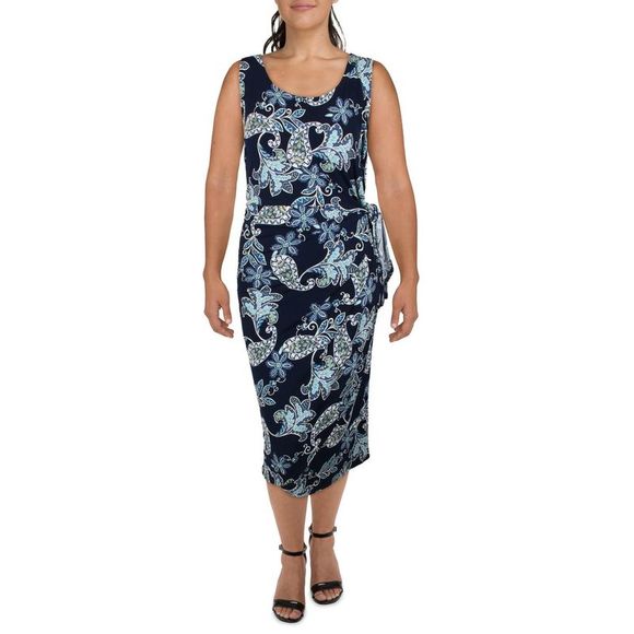 Signature by Robbie Bee | Dresses | Signature By Robbie Bee Womens Navy ...